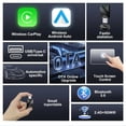 2in 1 Wireless Carplay Para Auto & Android Auto Adapter, Wired to ...
