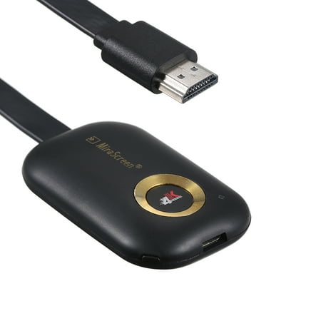 Wireless Dongle WiFi Display Dongle 4K UHD Receiver Miracast Adapter ...