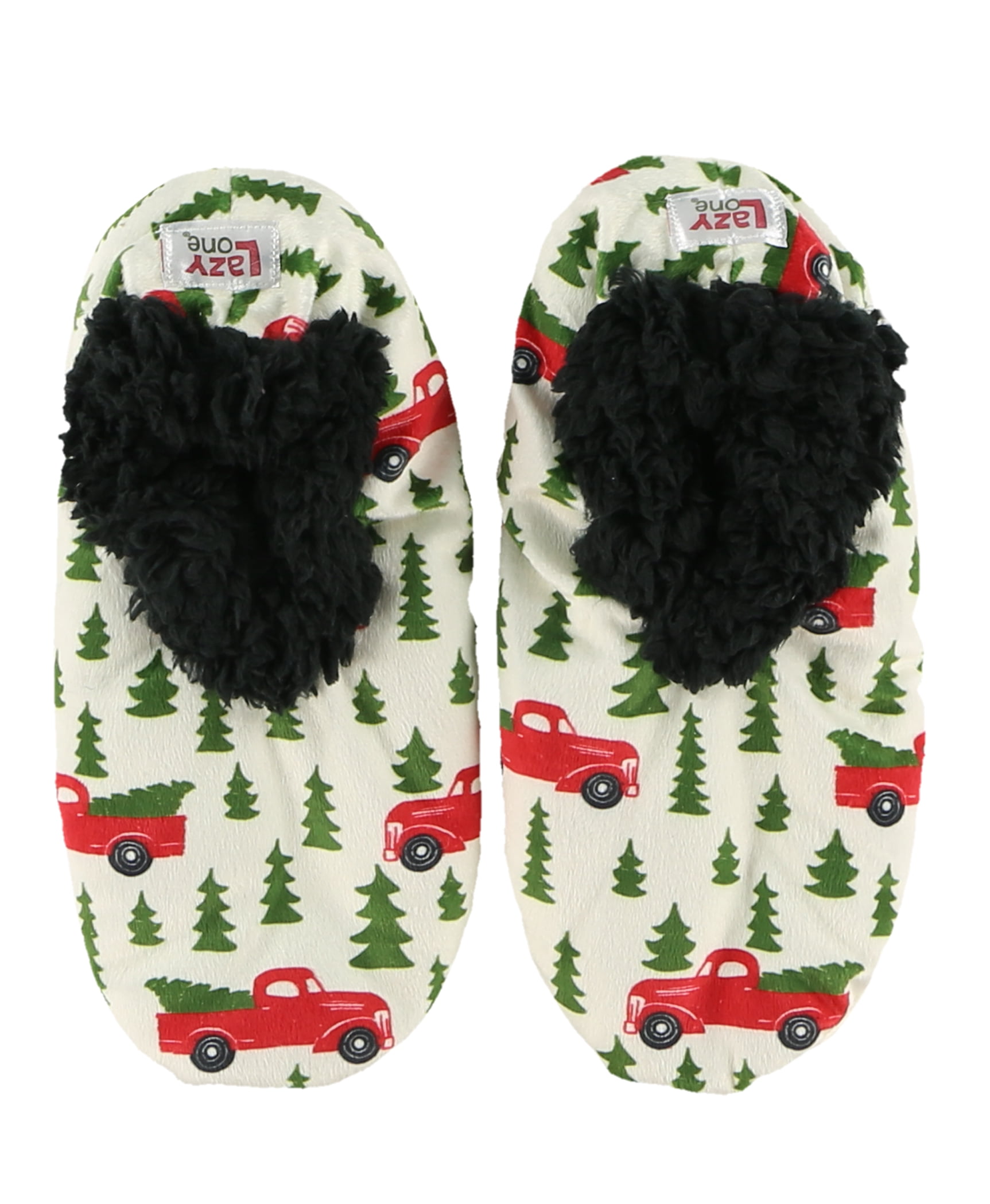 LazyOne Fuzzy Feet Slippers for Women, Cute Fleece-Lined House Slippers ...