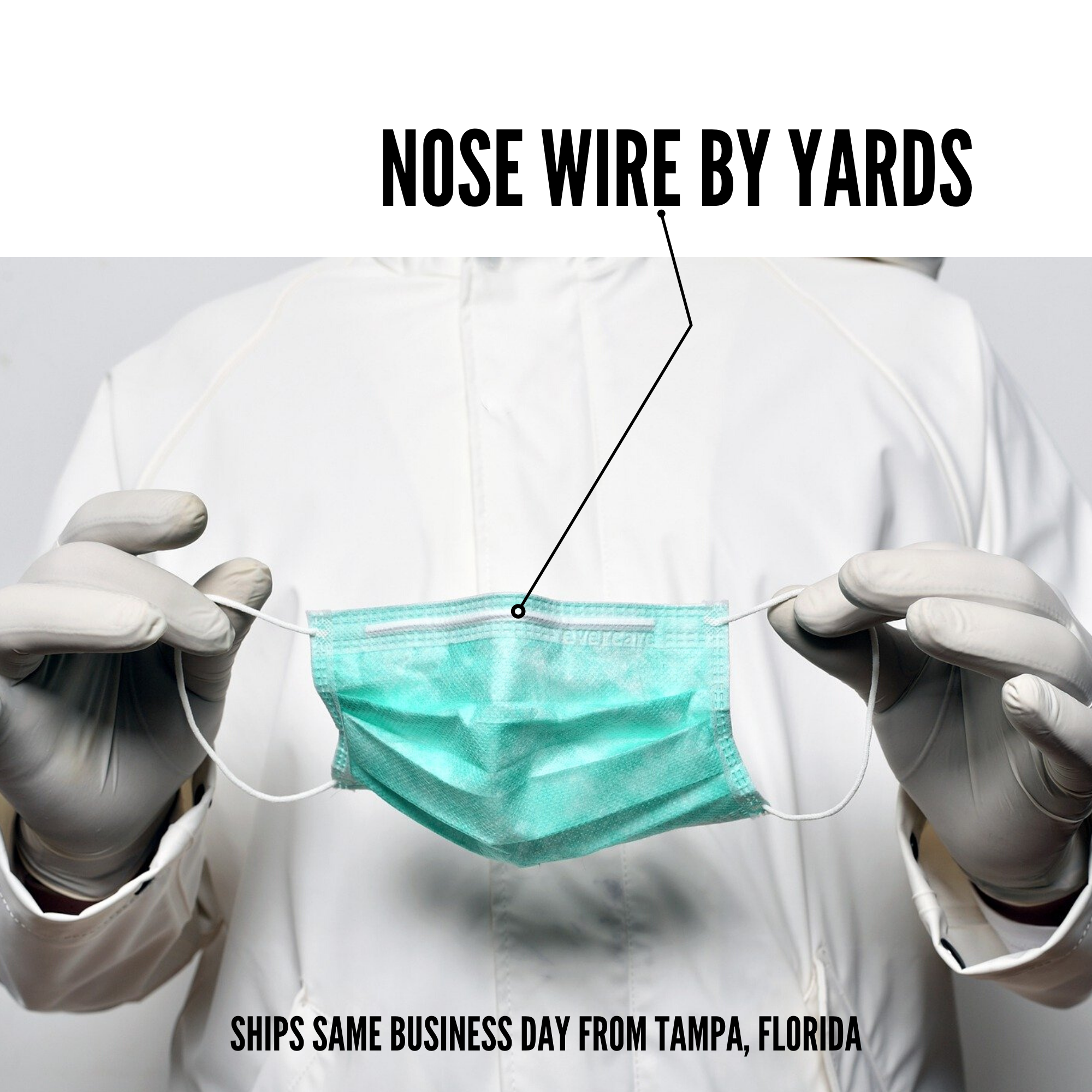 Nose Bridge Wire Metal Strip Sewing Supplies Craft DIY Cable Ties by ...