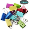 Mr. Pen Large Binder Clips 2 Inch Colored Set Hold Up to 250 Sheets ...