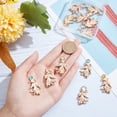 6 Sets 3 Colors Alloy Snap Lock Clasps with Mixed Color Enamel Bird ...