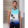 Mens Tank Tops Beach Summer Sleeveless Shirts Graphic Palm Tree ...
