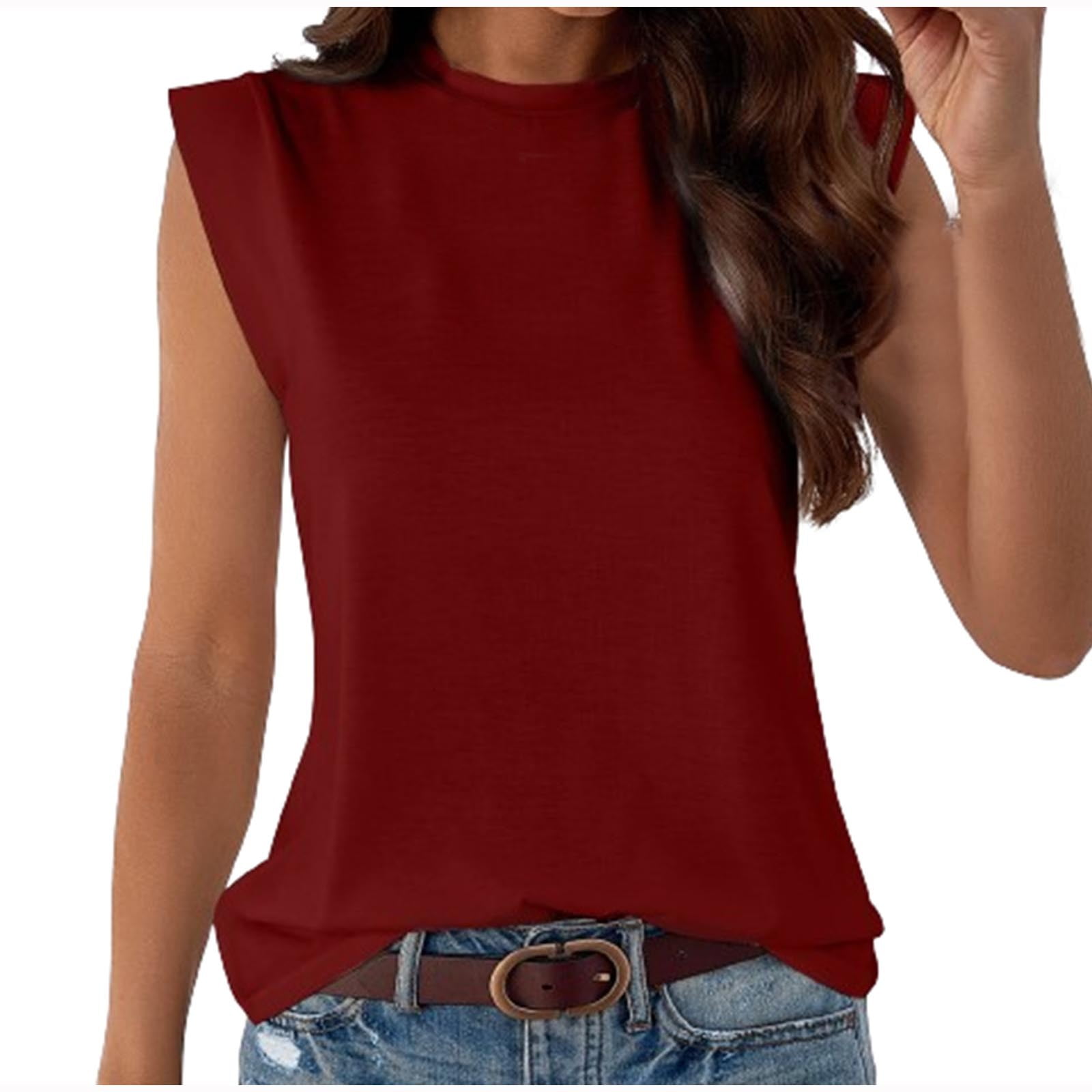 Click here for Meetotime Womens Tank Top 2024 Trendy Mock Neck Sl... prices