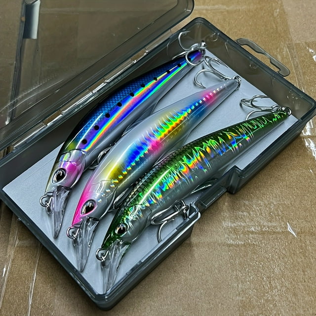 Saltwater Fishing Lures Kit | Surf Fishing Striped Bass Lures Hard Bait ...