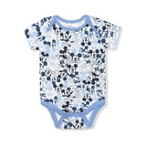 Mickey Mouse Baby Boy Short Sleeve Bodysuits, 3 Pack - Walmart.com
