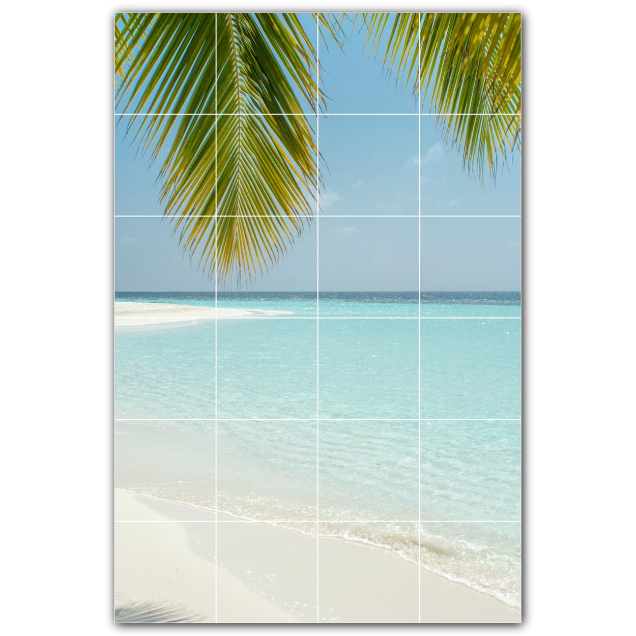 Picture-Tiles.com: Beach Ceramic Tile Wall Mural WAL500046-46L. 32"W x ...