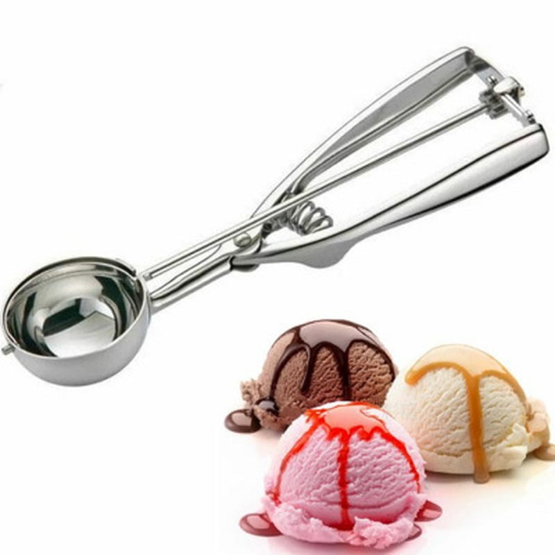 Medium Capacity 1 Oz Ice Cream Scoop Stainless Steel Cookie Scoop Set