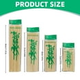 100 PCS Bamboo Skewers for Appetizers,Disposable Wooden Toothpicks ...