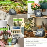RainPoint Indoor Automatic Watering System, Wi-Fi Drip Irrigation Kit ...