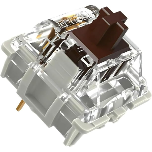 Gateron G Pro 2.0 Brown Mechanical Keyboard switches,Silent pre lubed ...