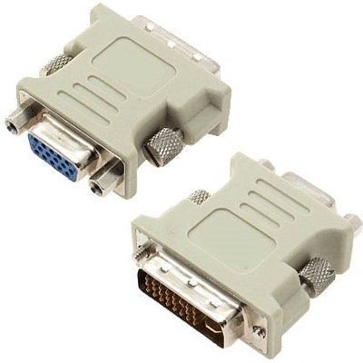 5-pack Male DVI-D (DVI 24+1 Pin) to Female VGA Adapter - Walmart.com