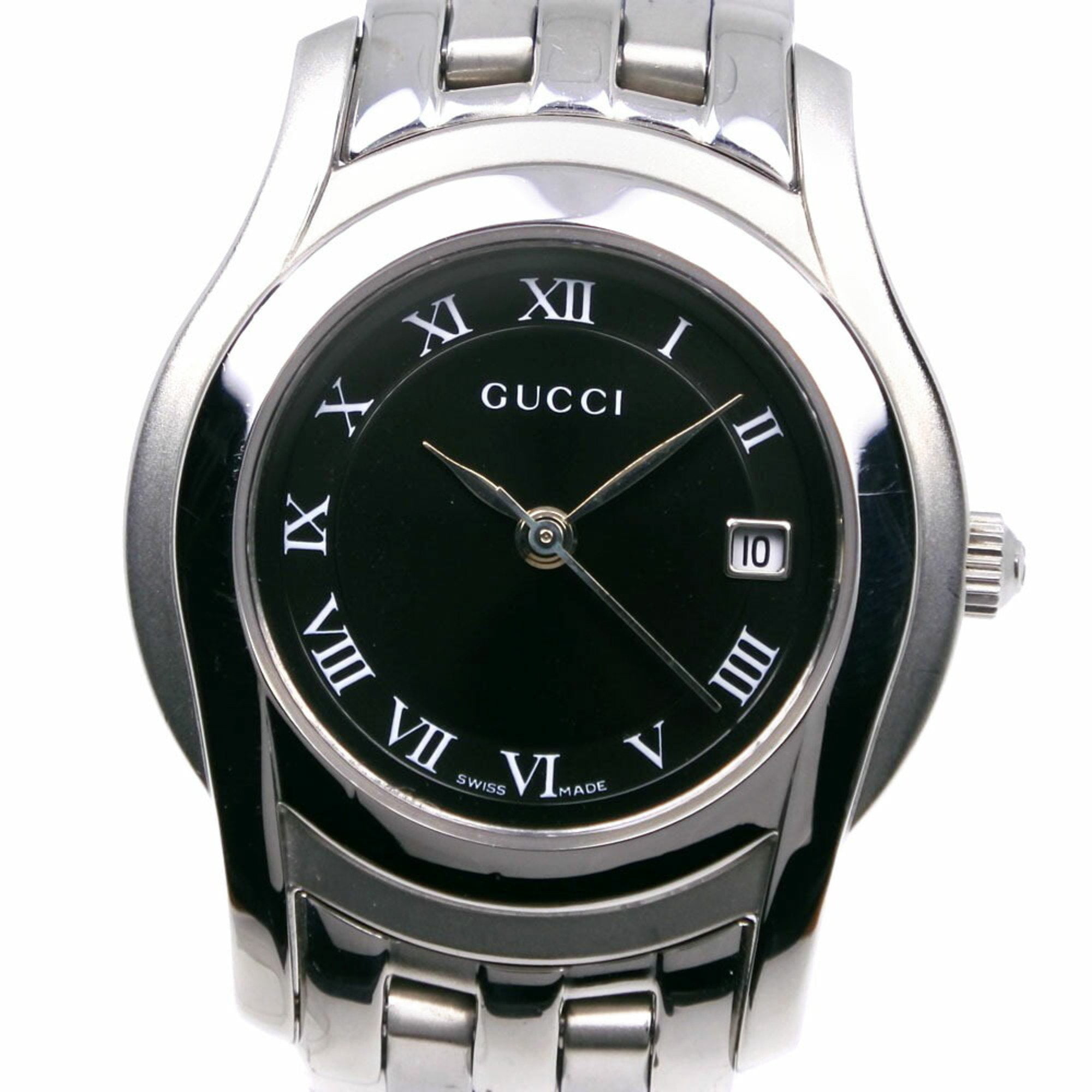 Pre-Owned Gucci G-Class Watch 5500L Stainless Steel Quartz Analog ...