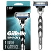Gillette Mach3 Razor Handle, Manual Mens Razor with 3 DuraComfort ...
