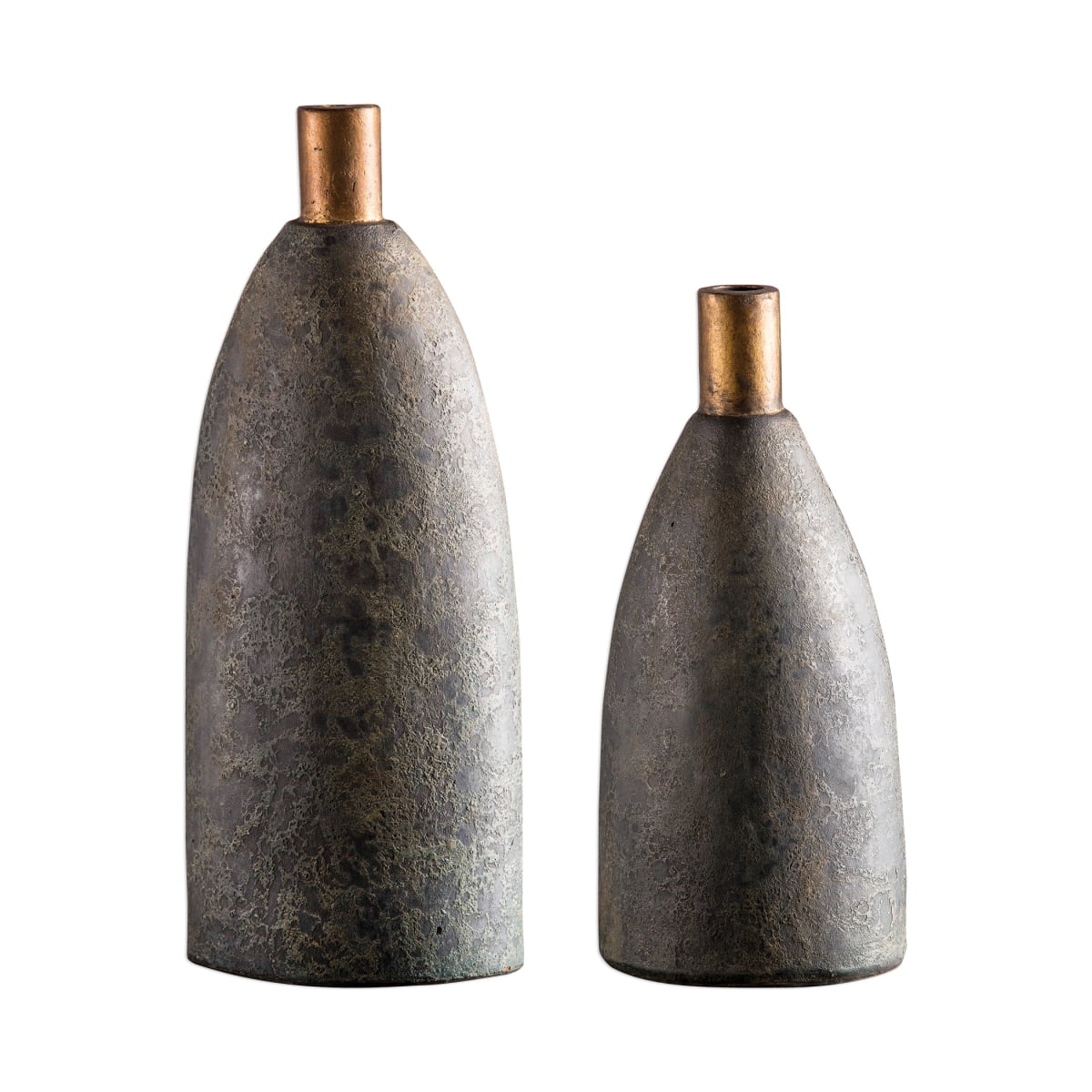 212 Main 18861 Kasen Charcoal Vases Set of 2 - Walmart.com