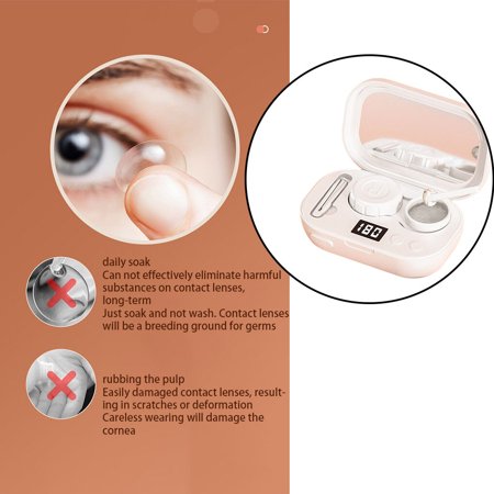 Contacts Lens Sonic Cleaning Machine Professional 5V 1A Battery Powered ...