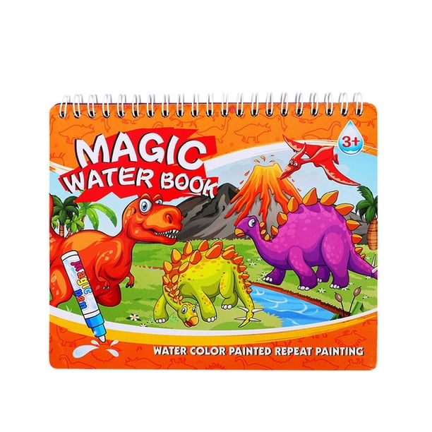 Magic Water Coloring & Doodle Book Early Education Water Painting Pages ...