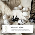 BESTYASH 15Pcs White Foam Seahorse Model for DIY Painting and Creative ...