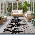 Camper 4'x6' Rug for Dining Table for 4 People Under Table, Mountain ...