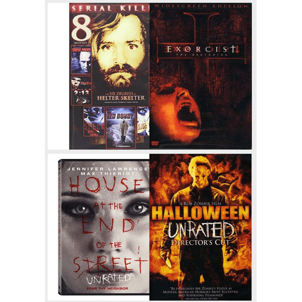 Horror 4 Pack DVD Bundle: 8 Movies: Serial Killers, Exorcist - The ...