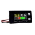 Agiufgs Battery Capacity Meter Voltmeter, LCD Display Percentage ...