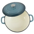 Flavehc Dutch Oven Pot with Lid 4 qt Cast Iron Dutch Oven for Bread ...