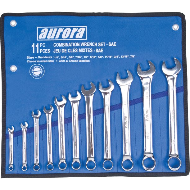 Wrench Set, Combination, 11 Pieces, Imperial - Walmart.ca