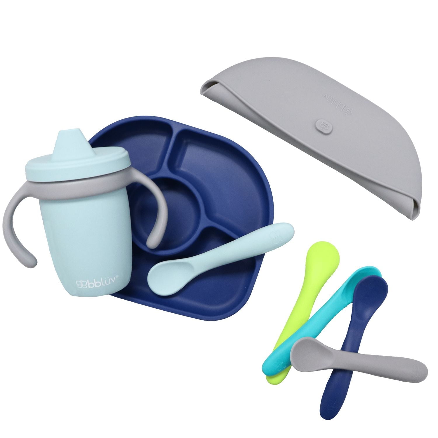 Click here for Bblüv Sët: Silicone Feeding Set prices