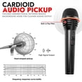 TENGDA Professional Handheld Dynamic Microphone For Karaoke Singing ...