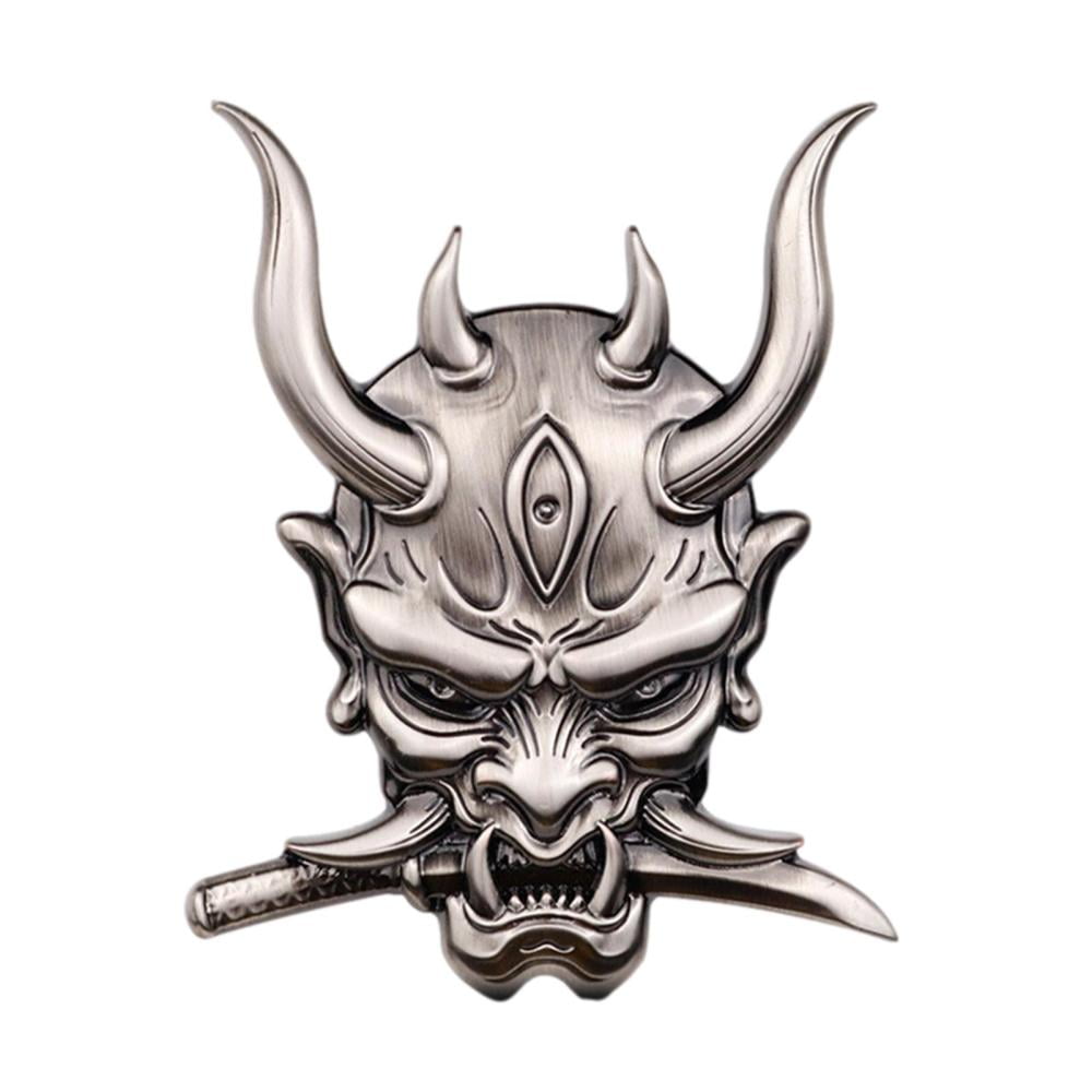 Car Sign Stickers|Skull Warrior|Japanese Cool Traditional Car Sticker ...