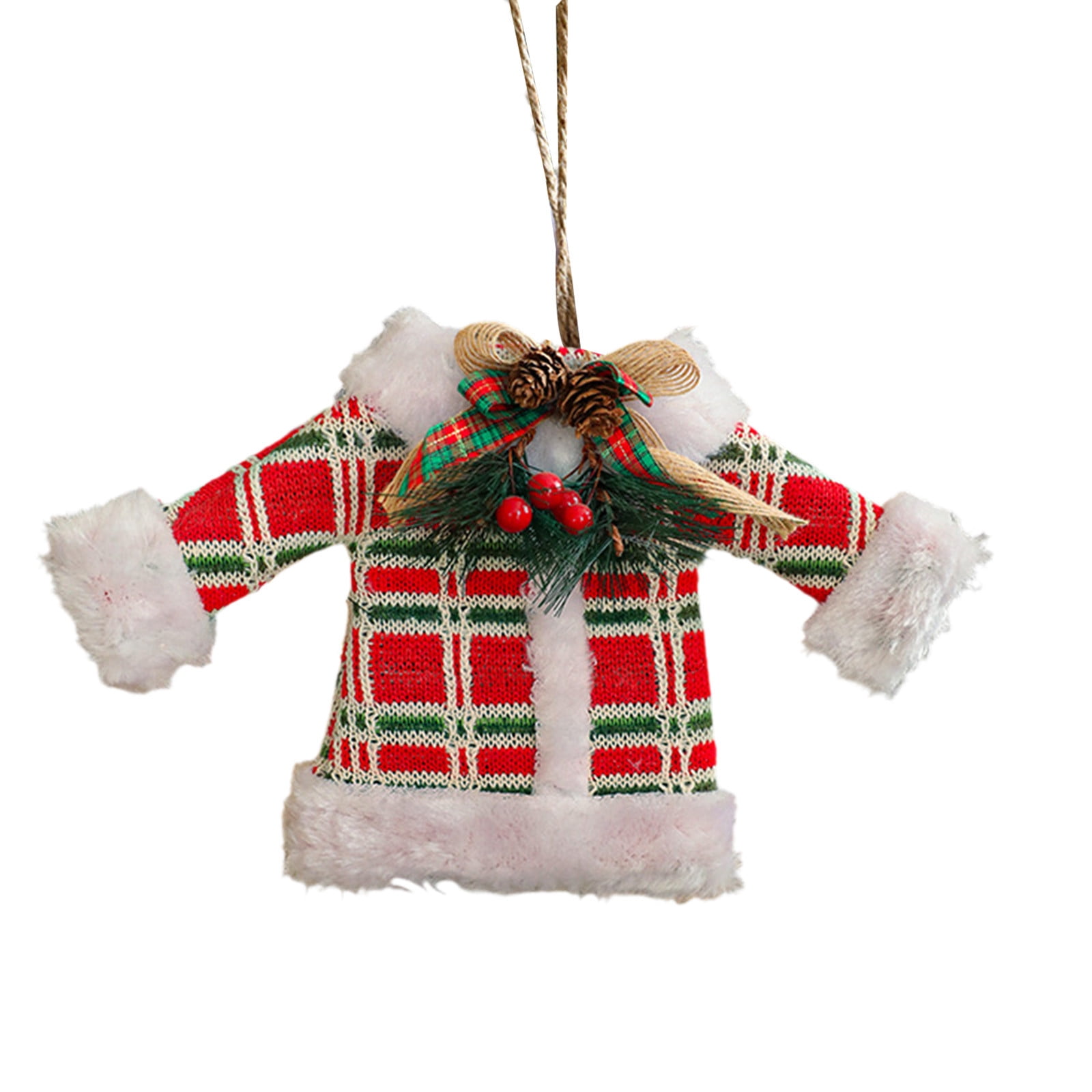 Click here for Generic B Fabric Christmas Sweater Ornament For Tr... prices