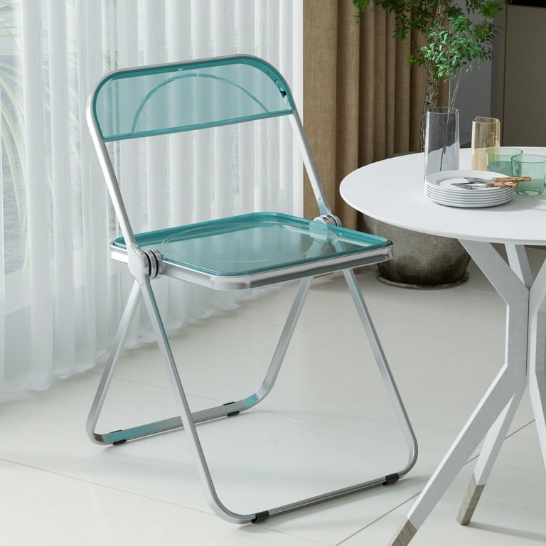 Folding Clear Acrylic Desk Chair