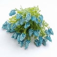 Artificial Hyacinth Greenery, 3 Pcs Realistic Faux Flowers for Home ...