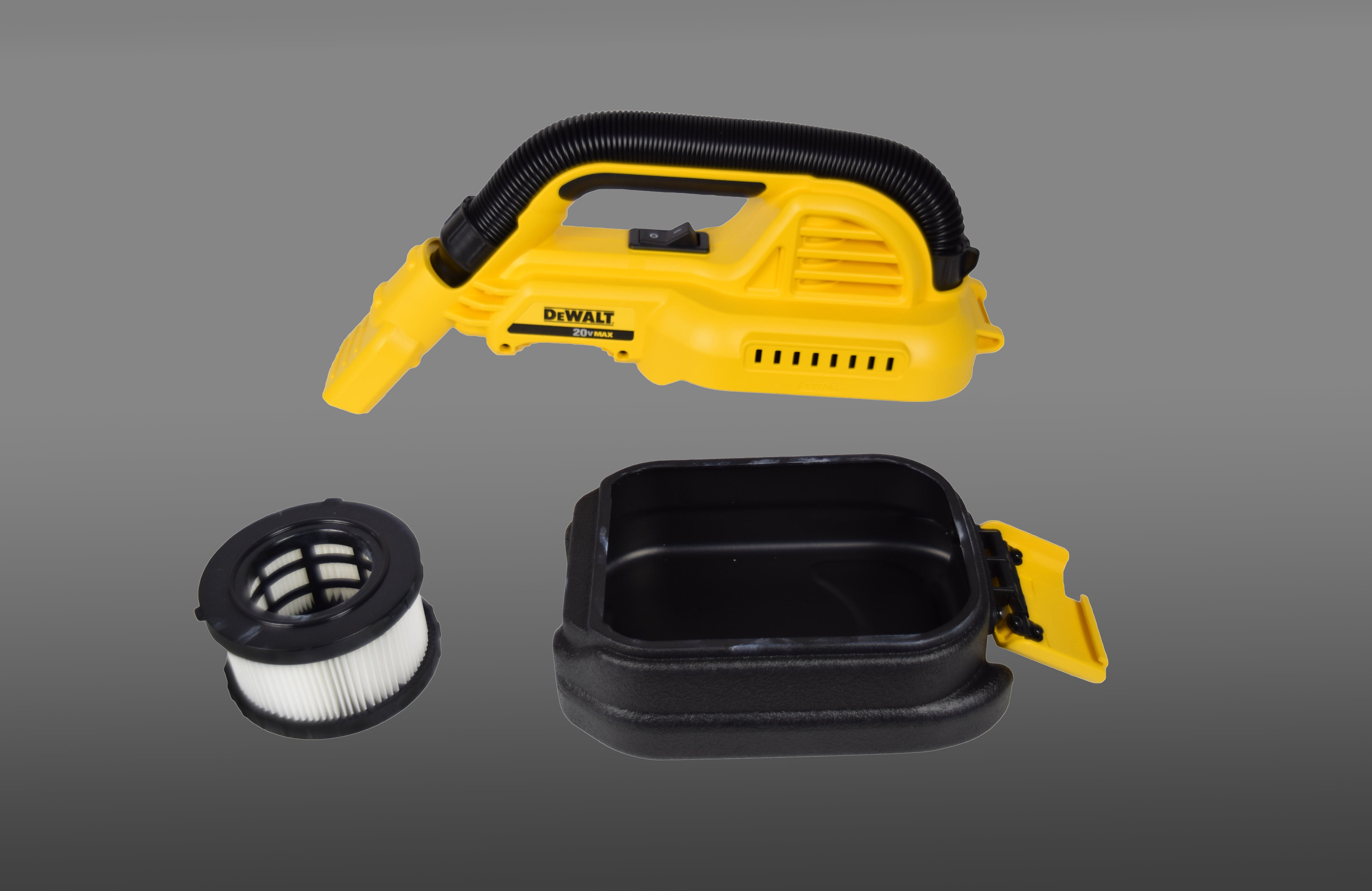 DeWalt DCV517B 20V Cordless 1/2 Gallon Wet/Dry Portable Vacuum (Tool ...