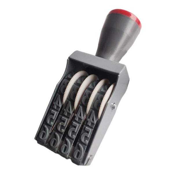 destyer Numbering Stamp Numbering Machine Rubber Symbol Date Stationery ...