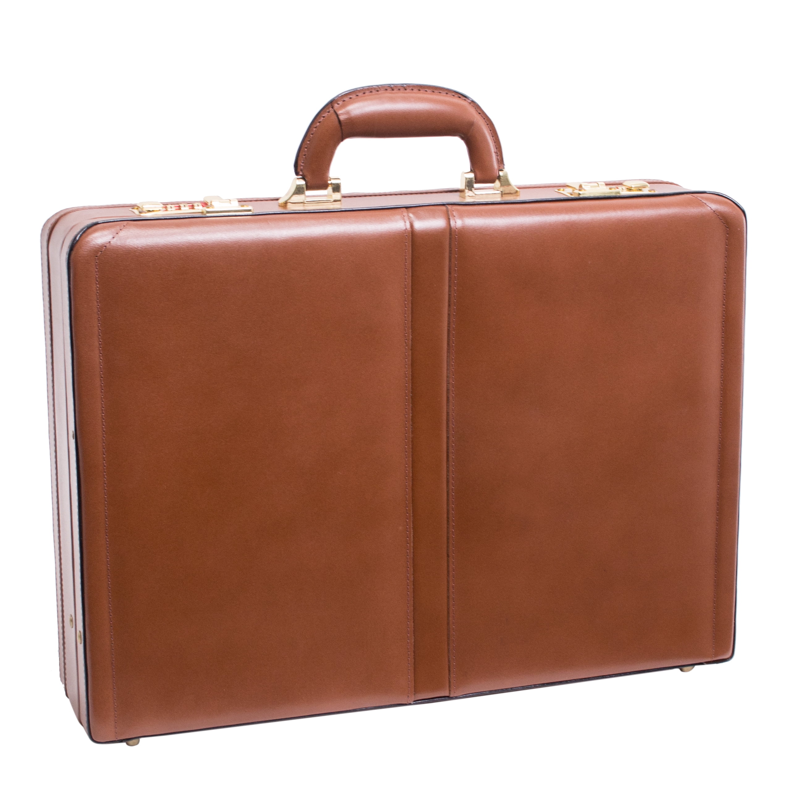 McKlein USA - Harper Expandable Attache Case, Brown - Walmart.com ...