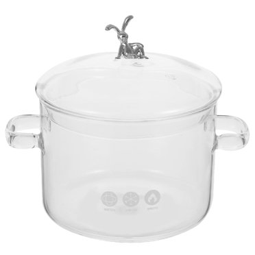 Kitchen Glass Stew Pot Braised Kitchen Cookware Stove Cooking Pot with ...