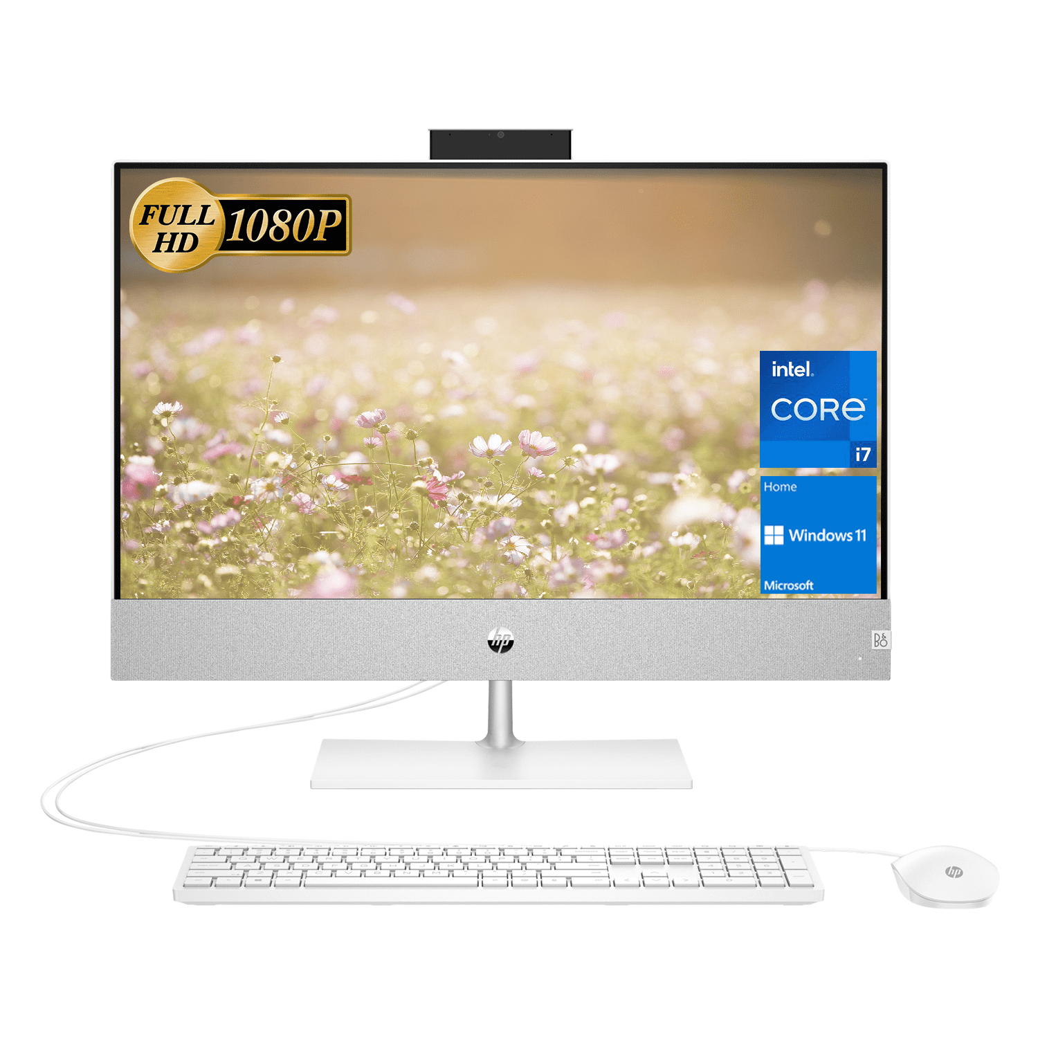 HP Pavilion All-in-One Desktop, 24” FHD Display, Intel i7-12700T, 32GB ...