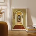 Affixzi Sunlit Corridor Poster | Warm Light Perspective Wall Art for ...