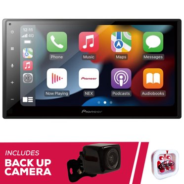 Pioneer 2-DIN 6.8-inch Touchscreen Car Stereo Double-DIN In-Dash Digital Multimedia Receiver ...