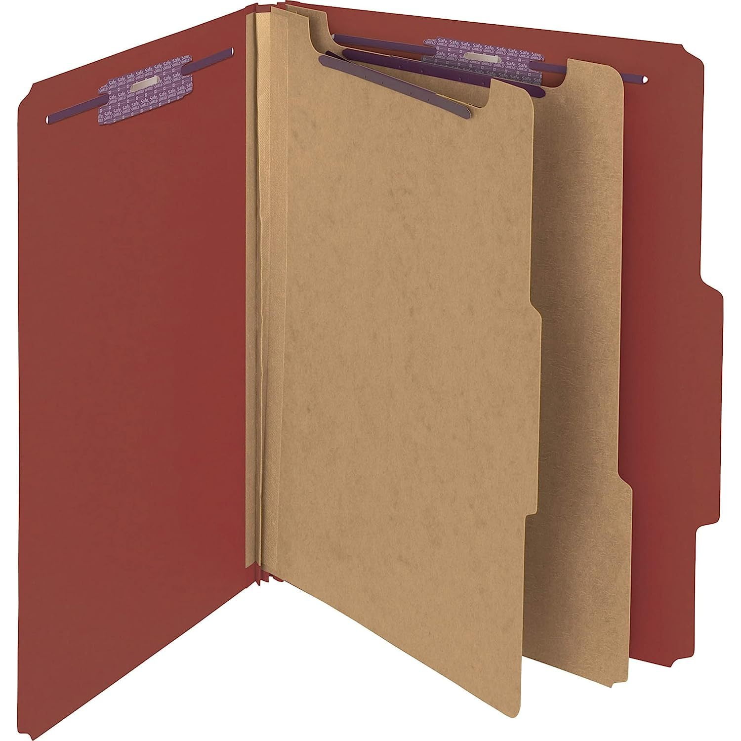 Bilot Pressboard Classification File Folder with SafeSHIELD Fasteners ...