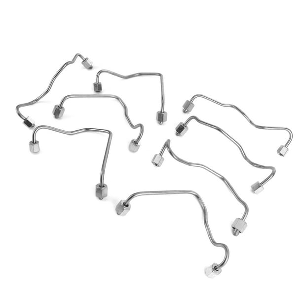 ,8 piezas Línea de inyector de combustible Tubería de inyector de ...