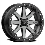 MSA Offroad Wheels Aluminum Rim M12 DIESEL 18X7in Gloss Black Finish ...