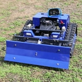 AIWEIYA Crawler Remote Control Lawnmower with Push Shovel Snow Removal ...