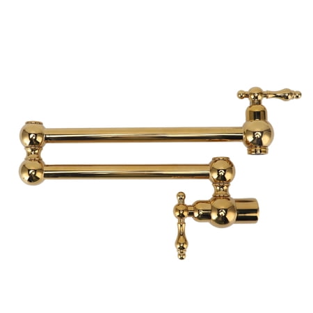 Stretchable Swing Arm Sink Faucet, G1/2 Male Thread Size Copper Save ...