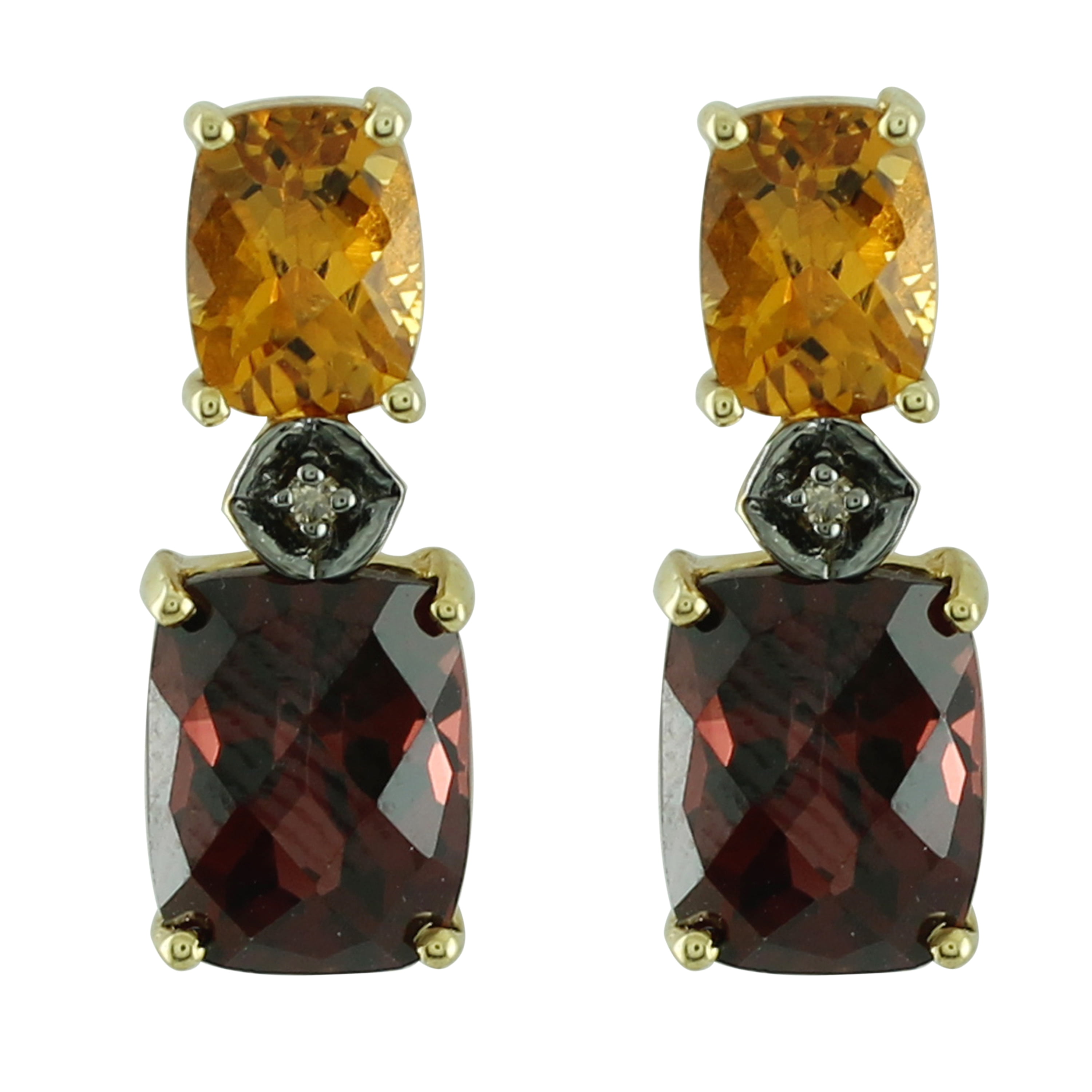 Red Garnet Natural Gemstone Cushion Shape 925 Sterling Silver Uniqe ...