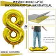 Number 80 Balloons For 80Th Birthday Party Decorations,42 Inch Jumbo ...