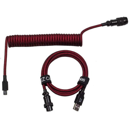 Tez Cables E-Series Custom Coi Aviator Keyboard Cables (5 ft, USB-C ed ...