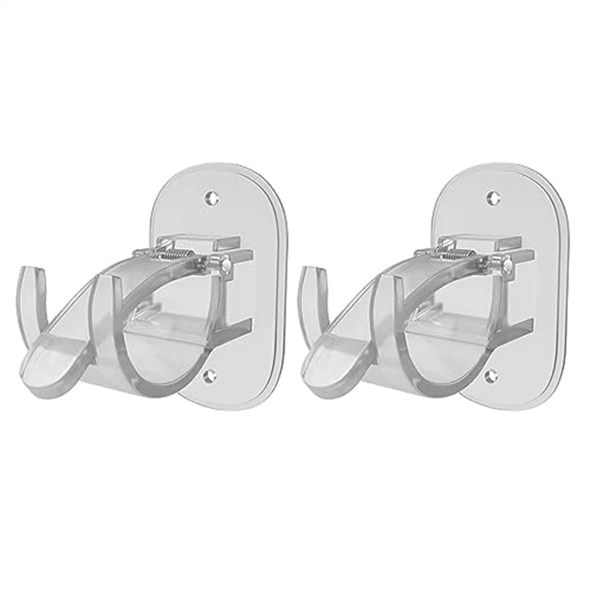 Click here for Unbranded 4pcs Curtain Rod Brackets No Drilling Cu... prices