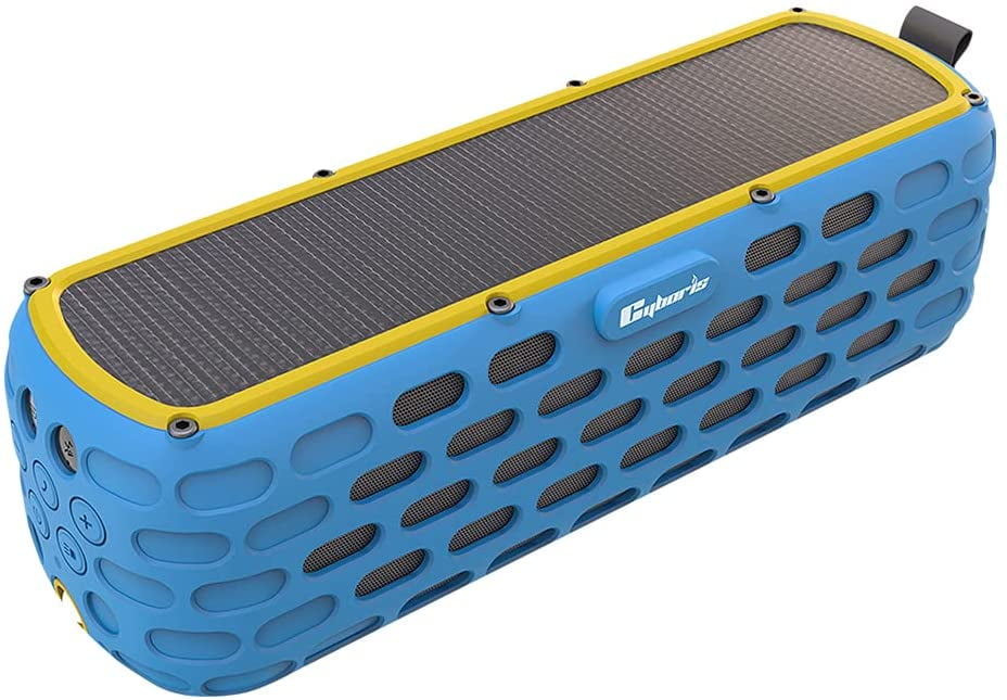 CYBORIS Portable Bluetooth Speaker 20W Solar Powered Amplifier 30 ...
